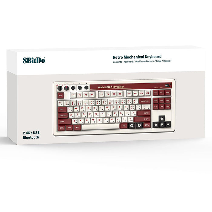 8BitDo Retro Wireless Mechanical Keyboard - WhatGeek