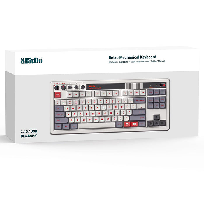 8BitDo Retro Wireless Mechanical Keyboard - WhatGeek