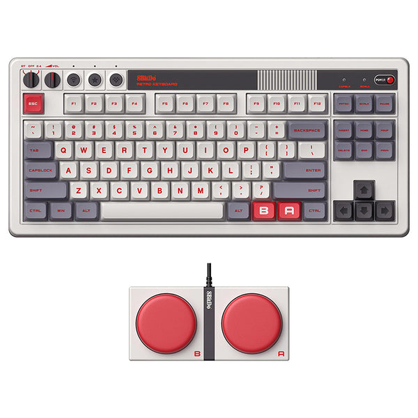 8BitDo Retro Wireless Mechanical Keyboard - WhatGeek