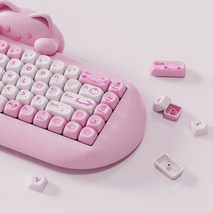ACGAM C68 Kawaii Cat Hi-Fi Mechanical Keyboard - WhatGeek