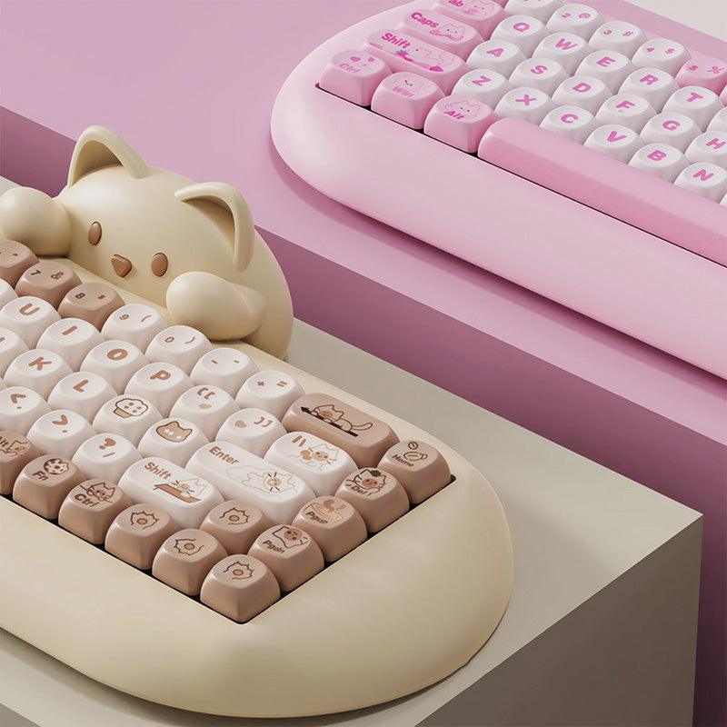 ACGAM C68 Kawaii Cat Hi-Fi Mechanical Keyboard - WhatGeek