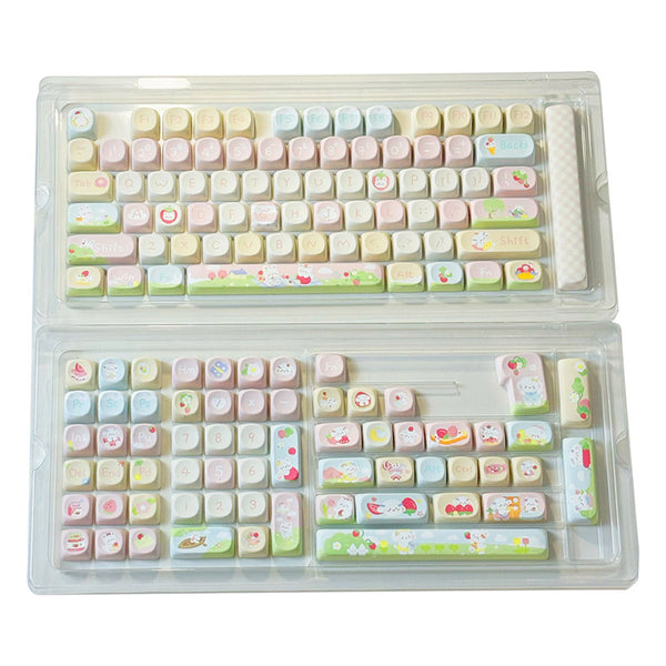ACGAM Cream Strawberry SOA Profile Keycaps Set - WhatGeek