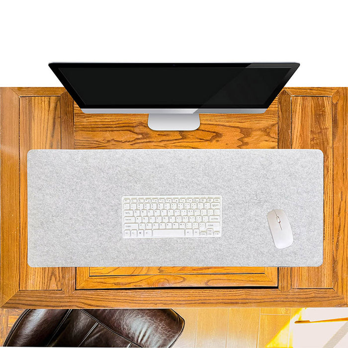 Felt Desk Mat Large Mouse Pad Computer Desk Mat - WhatGeek