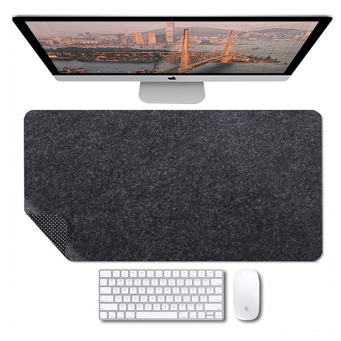 Felt Desk Mat Large Mouse Pad Computer Desk Mat - WhatGeek