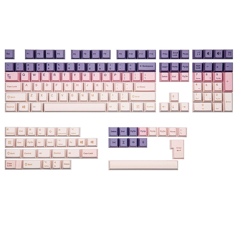 ACGAM Lavender Gradient Keycap Set Cherry Profile 149 Keys - WhatGeek