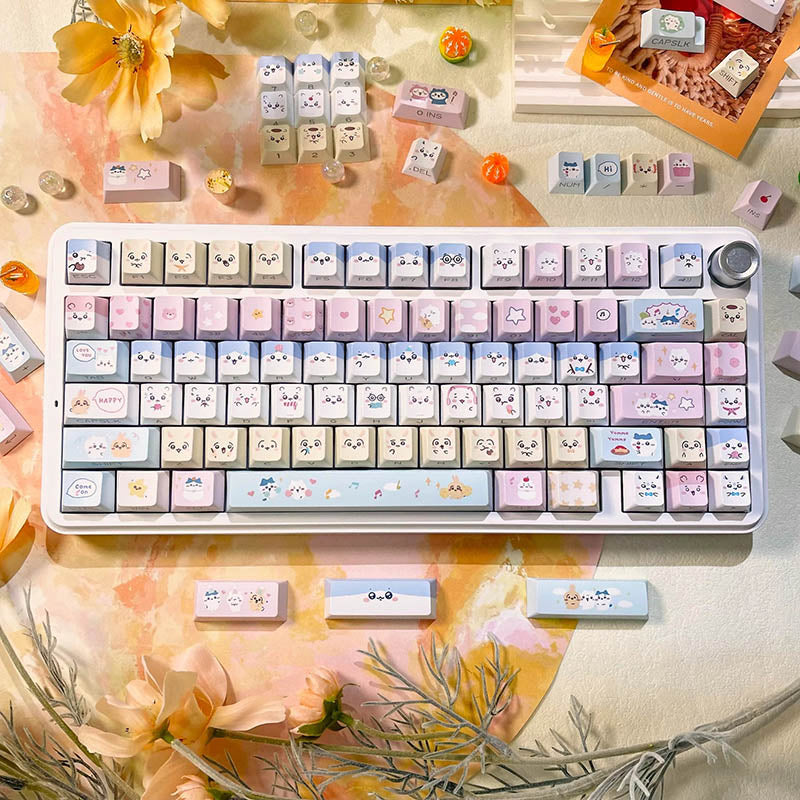 ACGAM Maorbeng Kawaii Keycap Set Cherry Profile 135 Keys - WhatGeek
