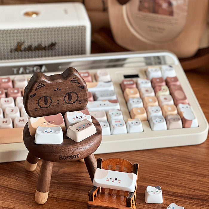 ACGAM SOULCAT Cat Stack MAO Profile PBT Keycap Set - WhatGeek
