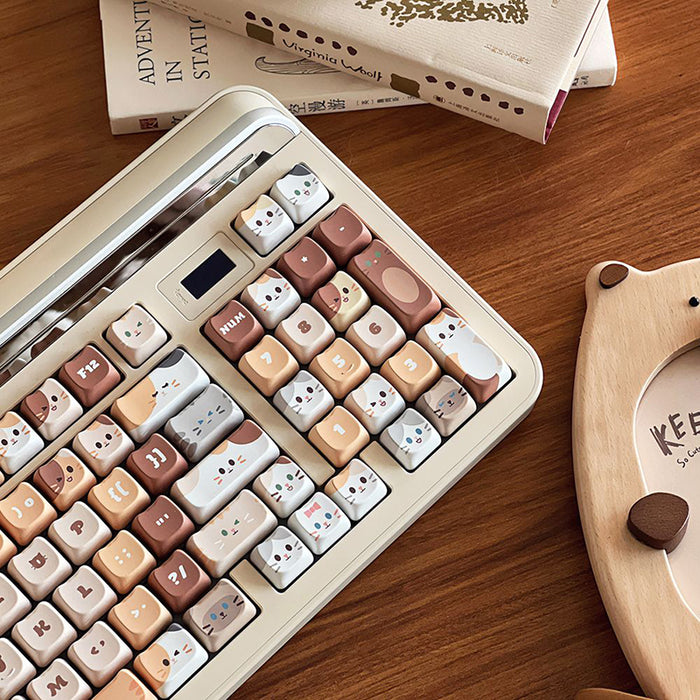 ACGAM SOULCAT Cat Stack MAO Profile PBT Keycap Set - WhatGeek