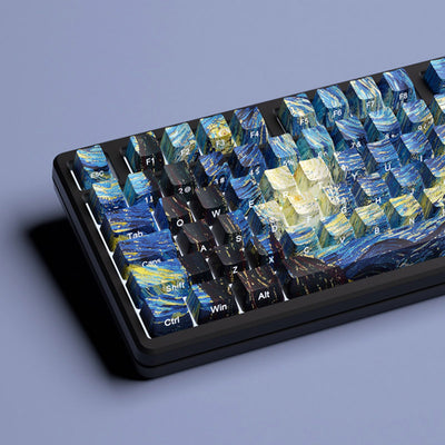 ACGAM Starry Night Cherry Profile Keycap Set 130 Keys - WhatGeek