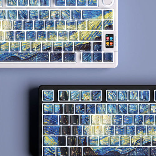 ACGAM Starry Night Cherry Profile Keycap Set 130 Keys - WhatGeek