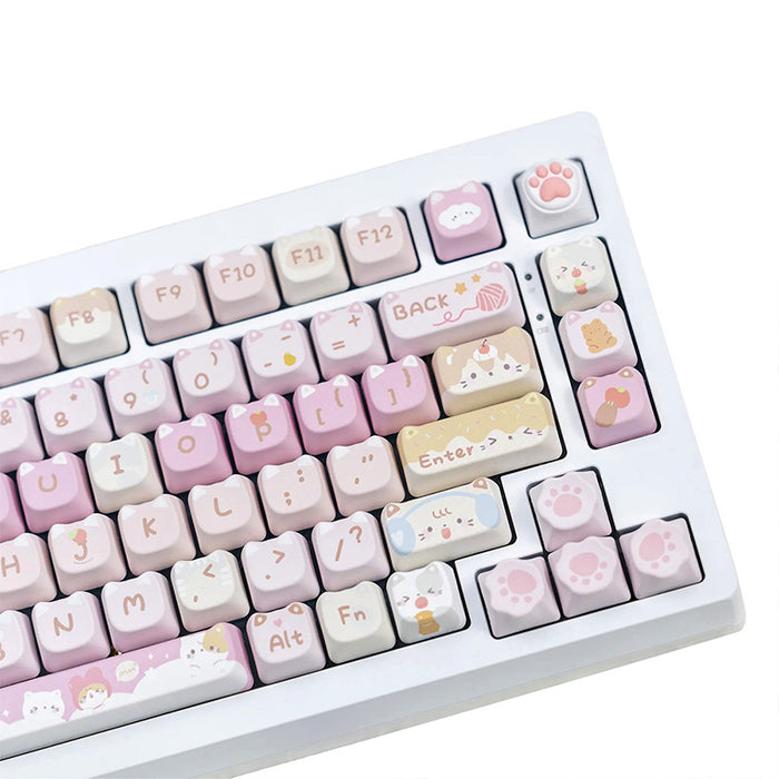 ACGAM x Maorbeng Meow Squad MAO Profile Keycap Set 141 Keys - WhatGeek