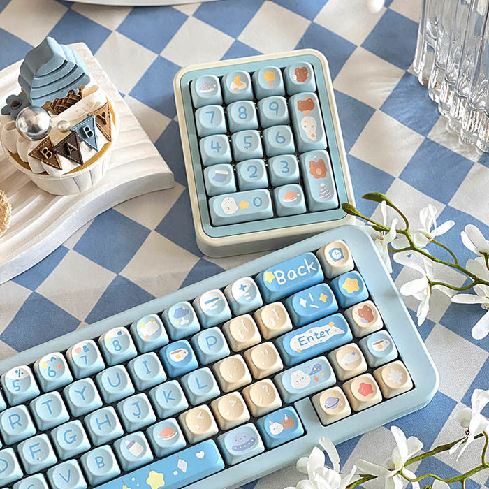 ACGAM x Maorbeng Sweet Dream Bear Keycap Set 140 Keys - WhatGeek