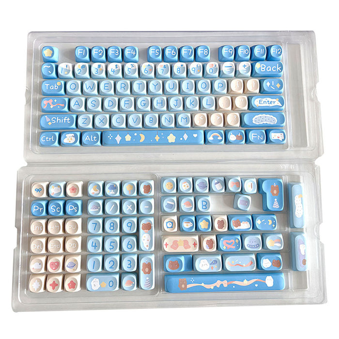 ACGAM x Maorbeng Sweet Dream Bear Keycap Set 140 Keys - WhatGeek