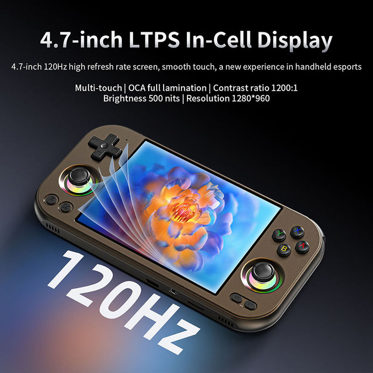 ANBERNIC RG 477M AI Handheld Game Console with Metal Build Supports PS2 ...