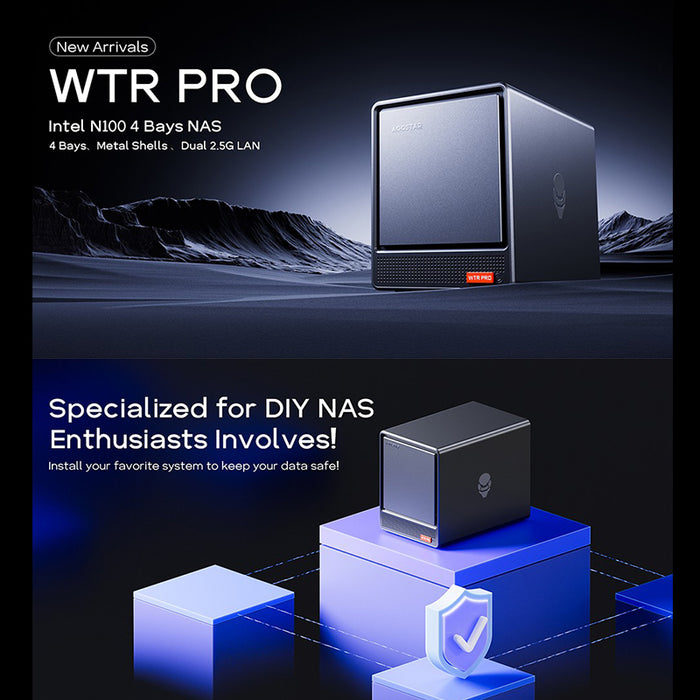 AOOSTAR WTR Pro NAS Mini PC AMD Ryzen 7 Intel N100 - WhatGeek