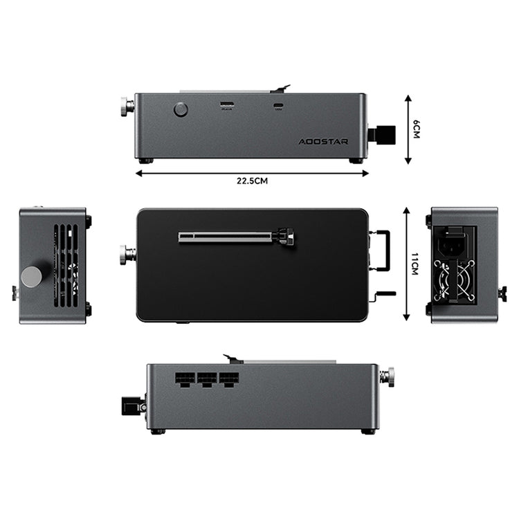 AOOSTAR AG02 eGPU Dock Portable eGPU with Oculink Port/USB4 - WhatGeek