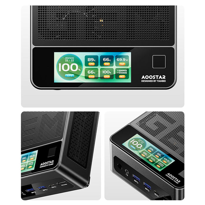 AOOSTAR GEM12+ Series Mini PC AMD R7 PRO 8845HS - WhatGeek