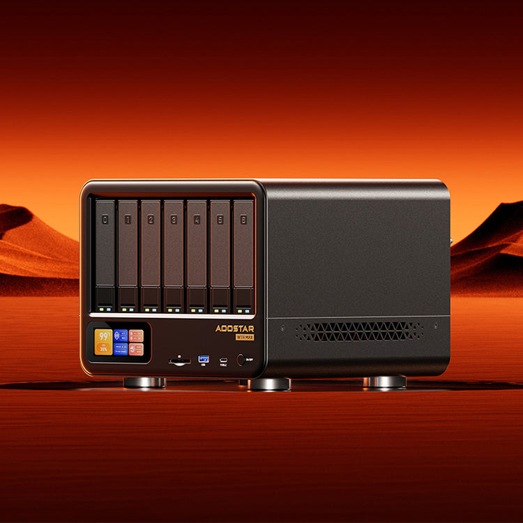 AOOSTAR WTR MAX 11 Bays NAS Mini PC with R7 PRO 8845HS OCuLink - WhatGeek
