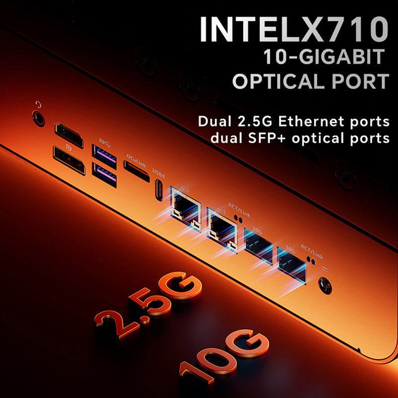 AOOSTAR WTR MAX 11 Bays NAS Mini PC with R7 PRO 8845HS OCuLink - WhatGeek