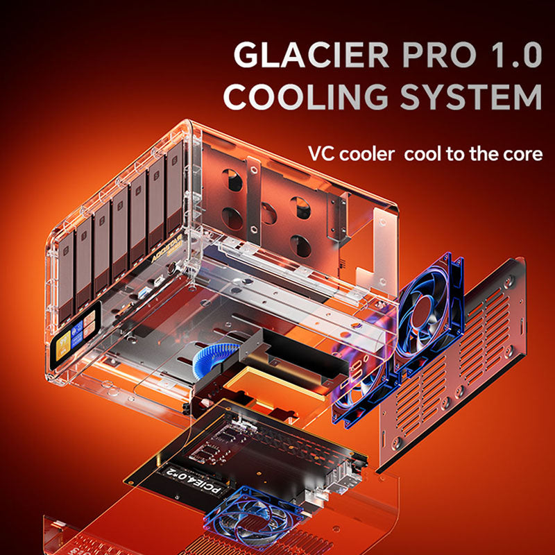 AOOSTAR WTR MAX 11 Bays NAS Mini PC with R7 PRO 8845HS OCuLink - WhatGeek