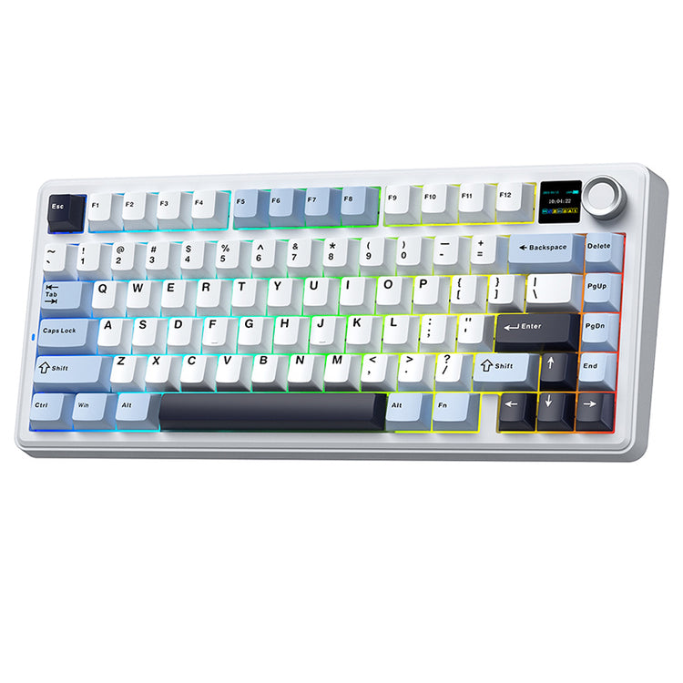 AULA F75 Max Tri-mode Mechanical Keyboard with TFT Screen - WhatGeek