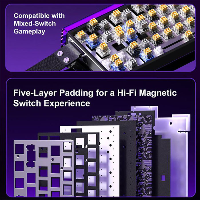 AULA HERO68 HE Magnetic Switch Wired Gaming Keyboard - WhatGeek