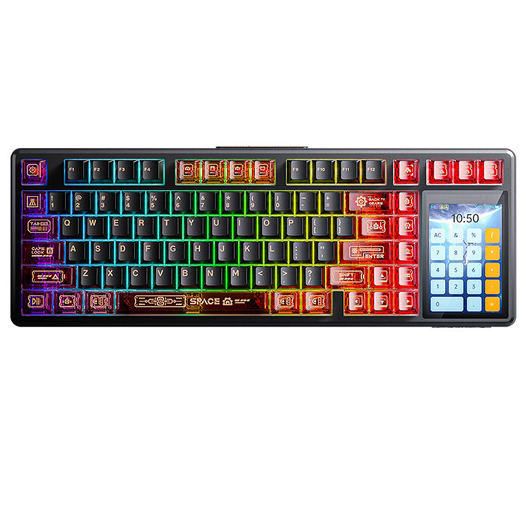 AULA L99 Tri-mode Mechanical Keyboard with 3.98" Smart Touchscreen ...