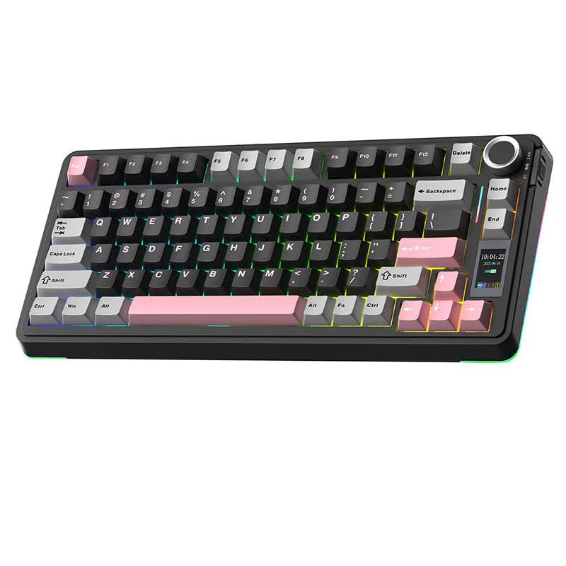 AULA S75 PRO Tri-mode Wireless Mechanical Keyboard with LCD Screen ...