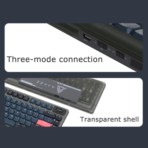 Ajazz AK832 Pro Low Profile Mechanical Keyboard - WhatGeek