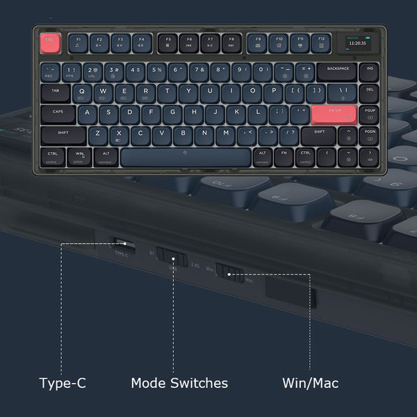 Ajazz AK832 Pro Low Profile Mechanical Keyboard - WhatGeek