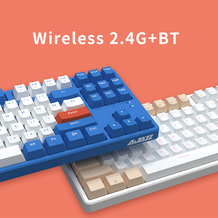 Ajazz AK871 Wireless TKL Mechanical Keyboard - WhatGeek
