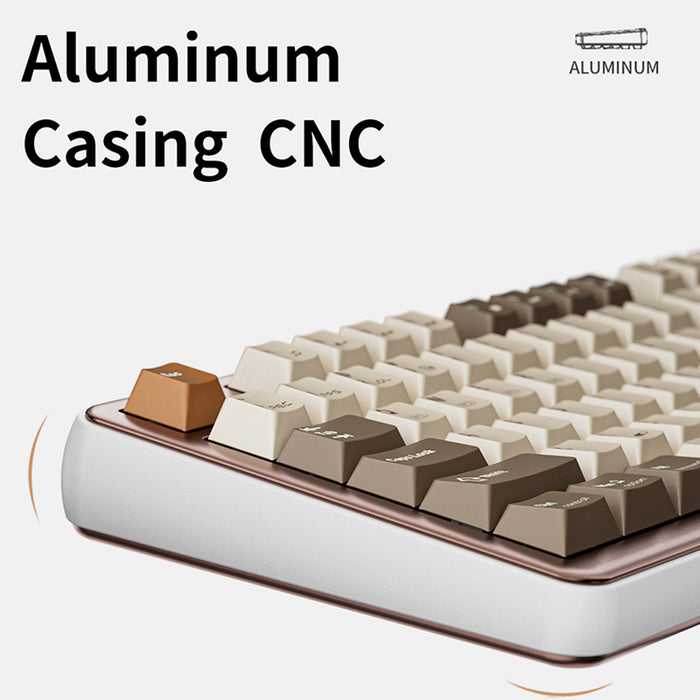 Ajazz AC100 Aluminum Wireless Mechanical Keyboard - WhatGeek