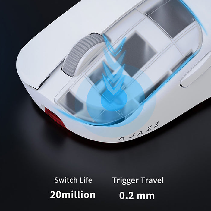 Ajazz AJ099 PAW3311 Dual-Mode Wireless Mouse - WhatGeek