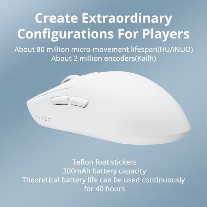 Ajazz AJ139 PRO 3395 Dual-Mode Wireless Mouse - WhatGeek