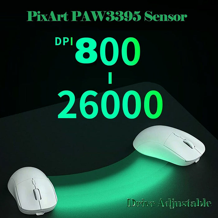 Ajazz AJ139 PRO 3395 Dual-Mode Wireless Mouse - WhatGeek