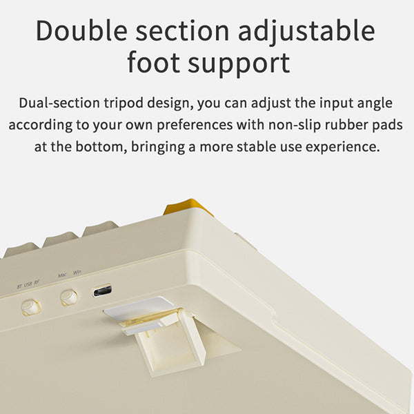 Ajazz AK35I V2 Wireless Mechanical Keyboard With TFT Screen - WhatGeek