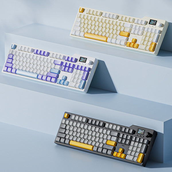 Ajazz AK35I V2 Wireless Mechanical Keyboard With TFT Screen - WhatGeek