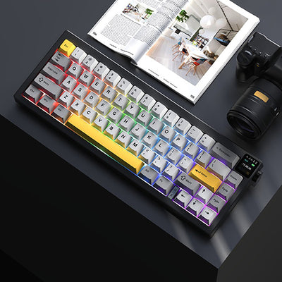 Ajazz AK650 TFT Screen Wireless Mechanical Keyboard - WhatGeek