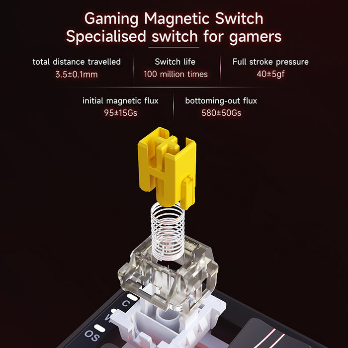 Ajazz AK680 MAX Magnetic Switch Wired Gaming Keyboard - WhatGeek