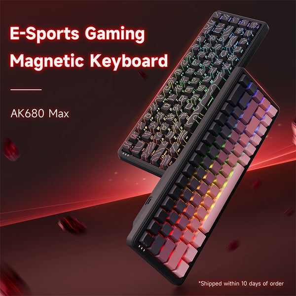 Ajazz AK680 MAX Magnetic Switch Wired Gaming Keyboard - WhatGeek