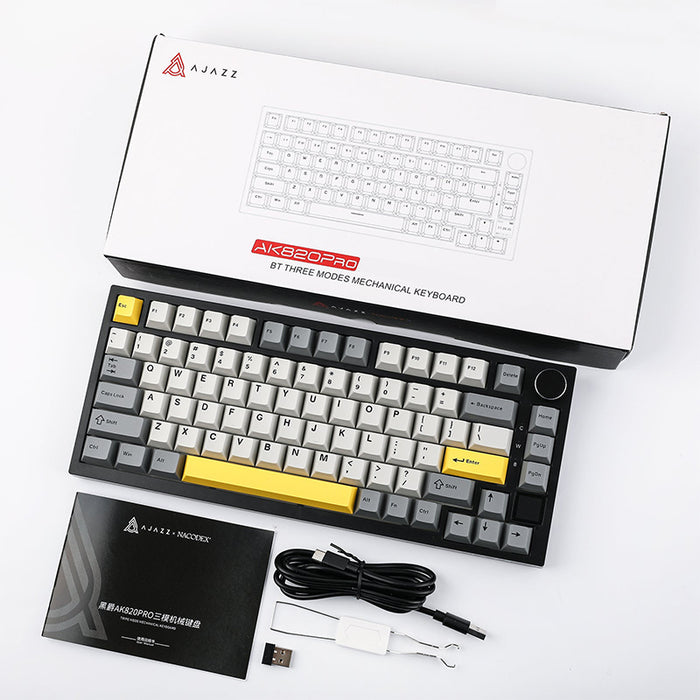 Ajazz AK820 Pro Mechanical Keyboard - WhatGeek