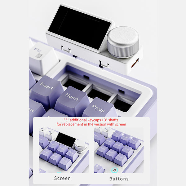 Ajazz AK870 Tri-Mode Wireless Mechanical Keyboard - WhatGeek