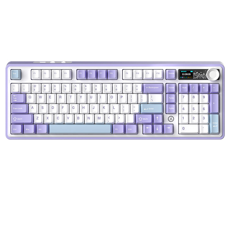 Ajazz AK980 TFT Display Wireless Mechanical Keyboard- WhatGeek