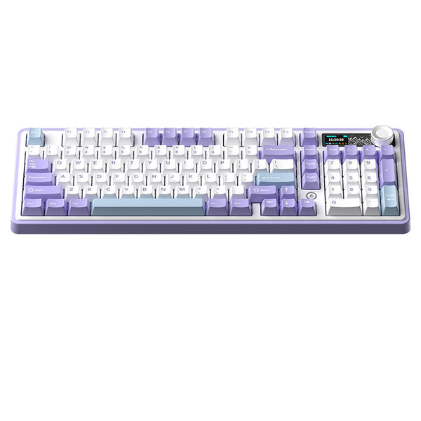 Ajazz AK980 TFT Display Wireless Mechanical Keyboard- WhatGeek