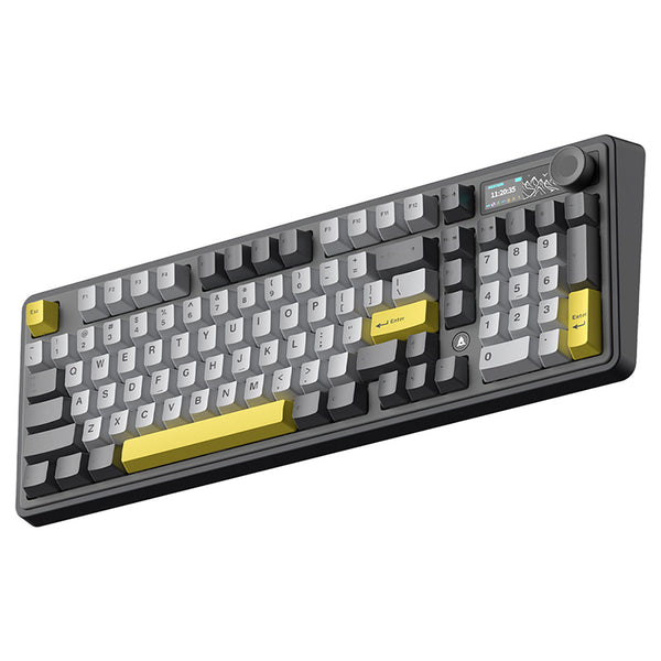 Ajazz AK980 TFT Display Wireless Mechanical Keyboard- WhatGeek