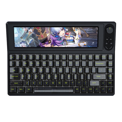 Ajazz AKP846 Cyberdeck 10.1″ Large Smart Display QMK Wired Mechanical ...