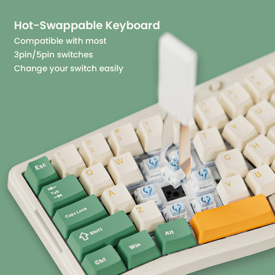 Ajazz AKS068 Alice VIA Mechanical Keyboard - WhatGeek