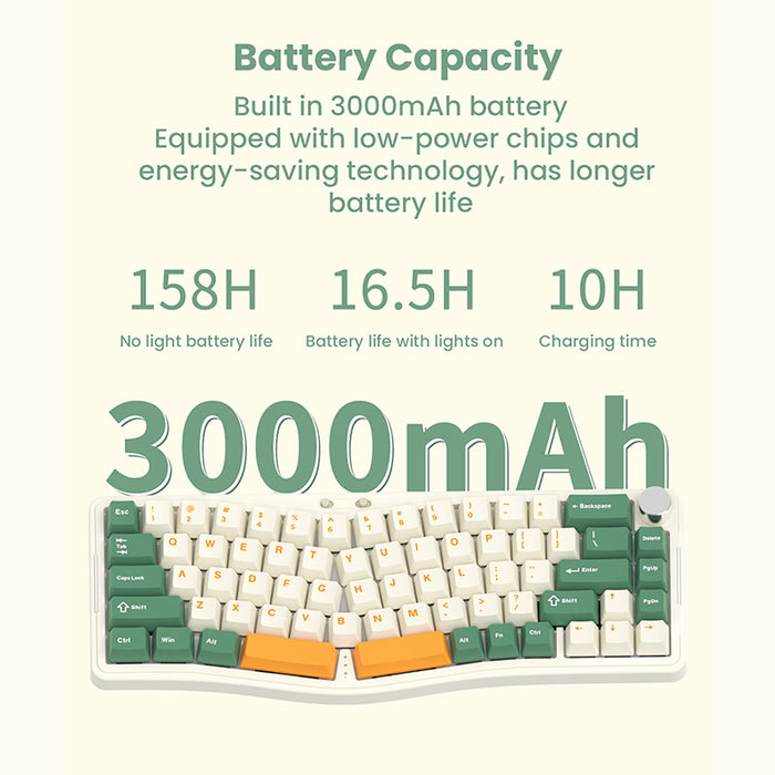 Ajazz AKS068 Alice VIA Mechanical Keyboard - WhatGeek
