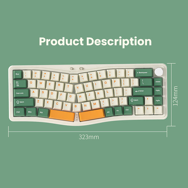 Ajazz AKS068 Alice VIA Mechanical Keyboard - WhatGeek