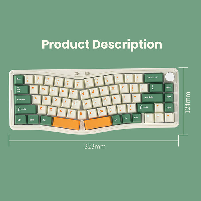 Ajazz AKS068 Alice VIA Mechanical Keyboard - WhatGeek